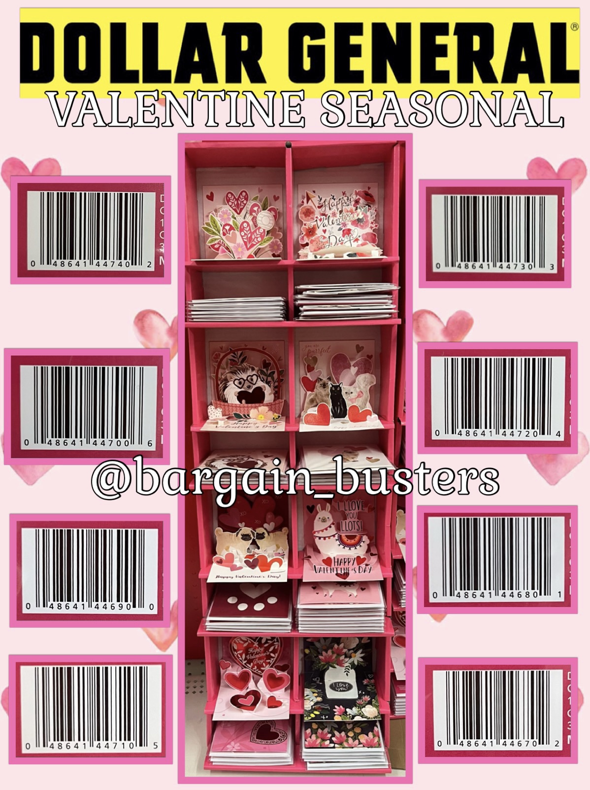 Valentine Seasonal List & Visuals @ Dollar General – Bargain Busters Deals