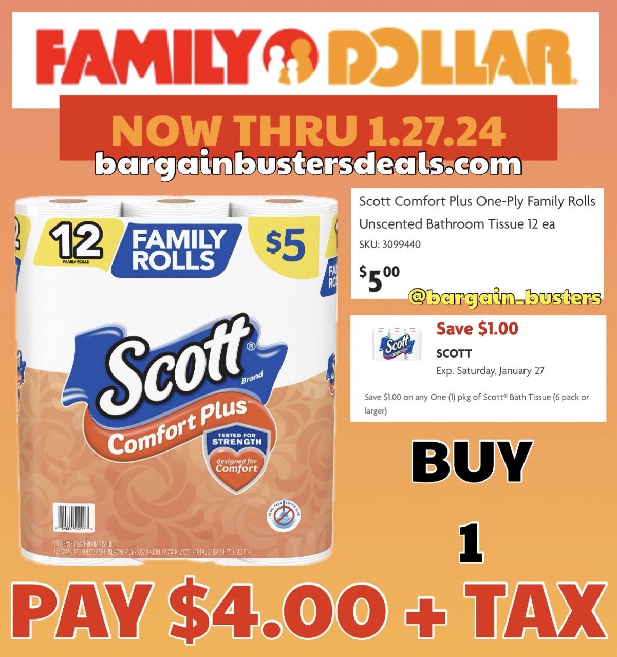 Family Dollar Matchups – Bargain Busters Deals
