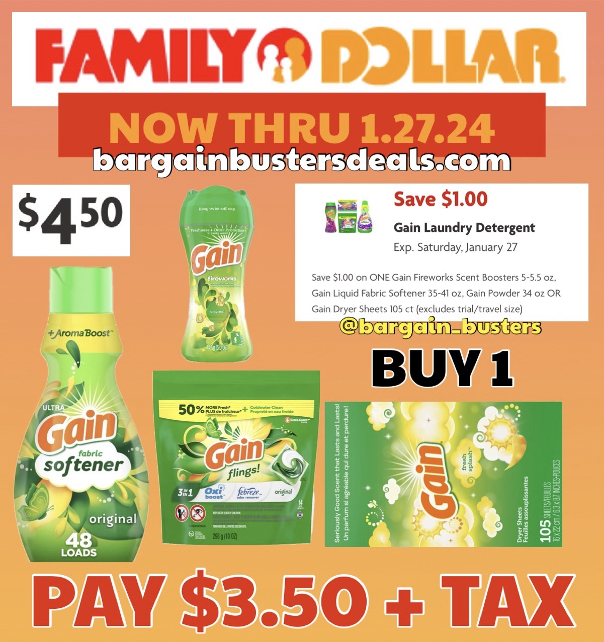 Family Dollar Matchups – Bargain Busters Deals