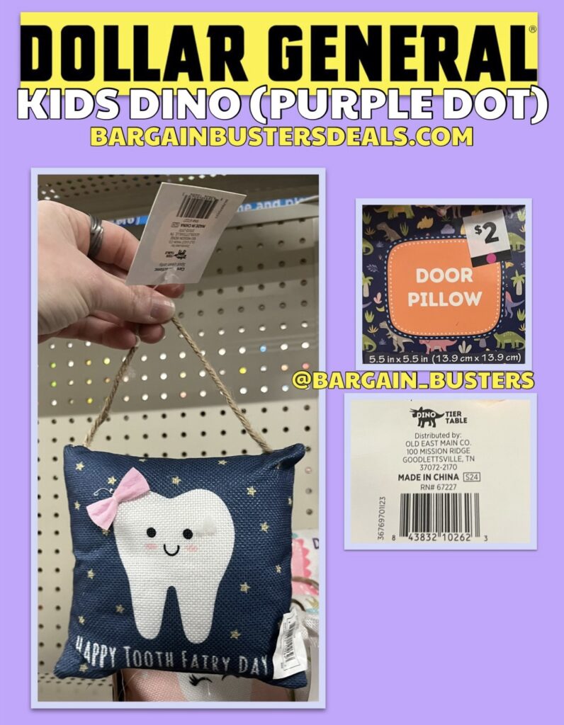 Kids Dino (Purple Dot) Visuals @ Dollar General – Bargain Busters Deals