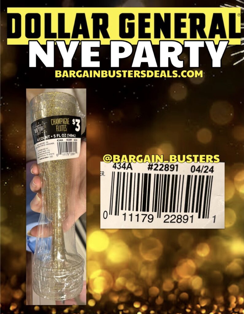 NYE Party Visuals @ Dollar General – Bargain Busters Deals