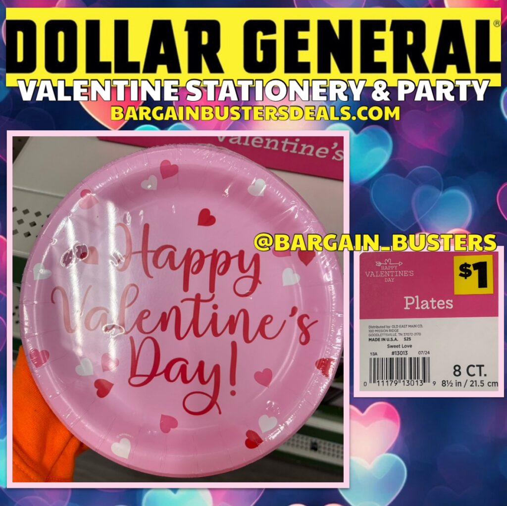 Valentine Stationery & Party Visuals @ Dollar General – Bargain Busters ...