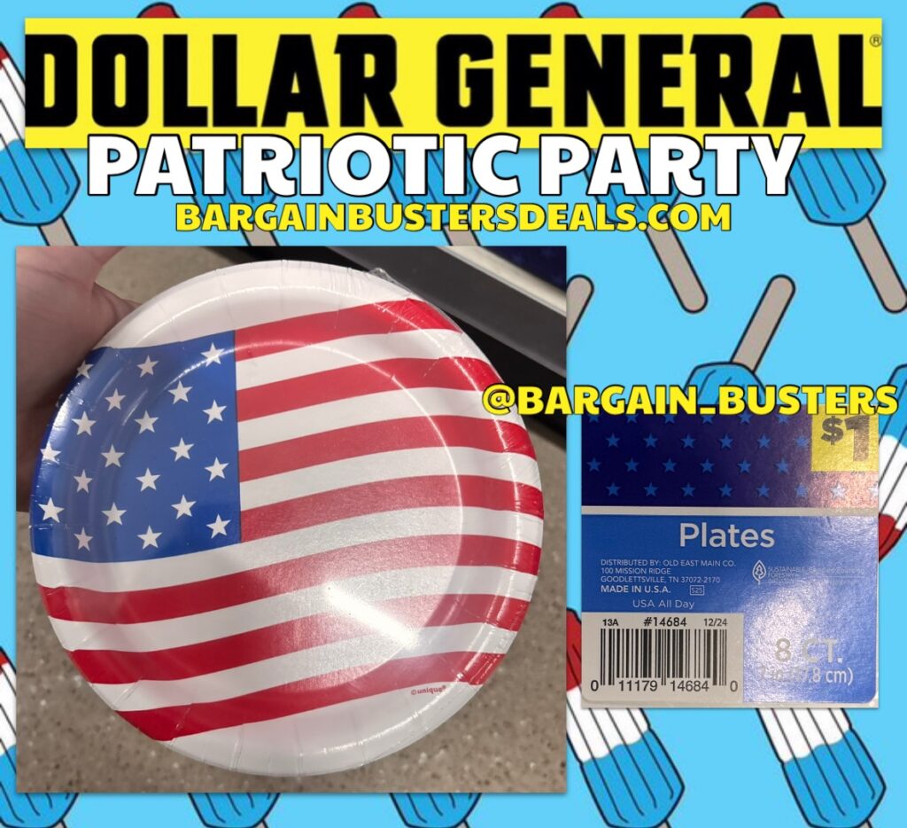 Patriotic Party Visuals @ Dollar General – Bargain Busters Deals