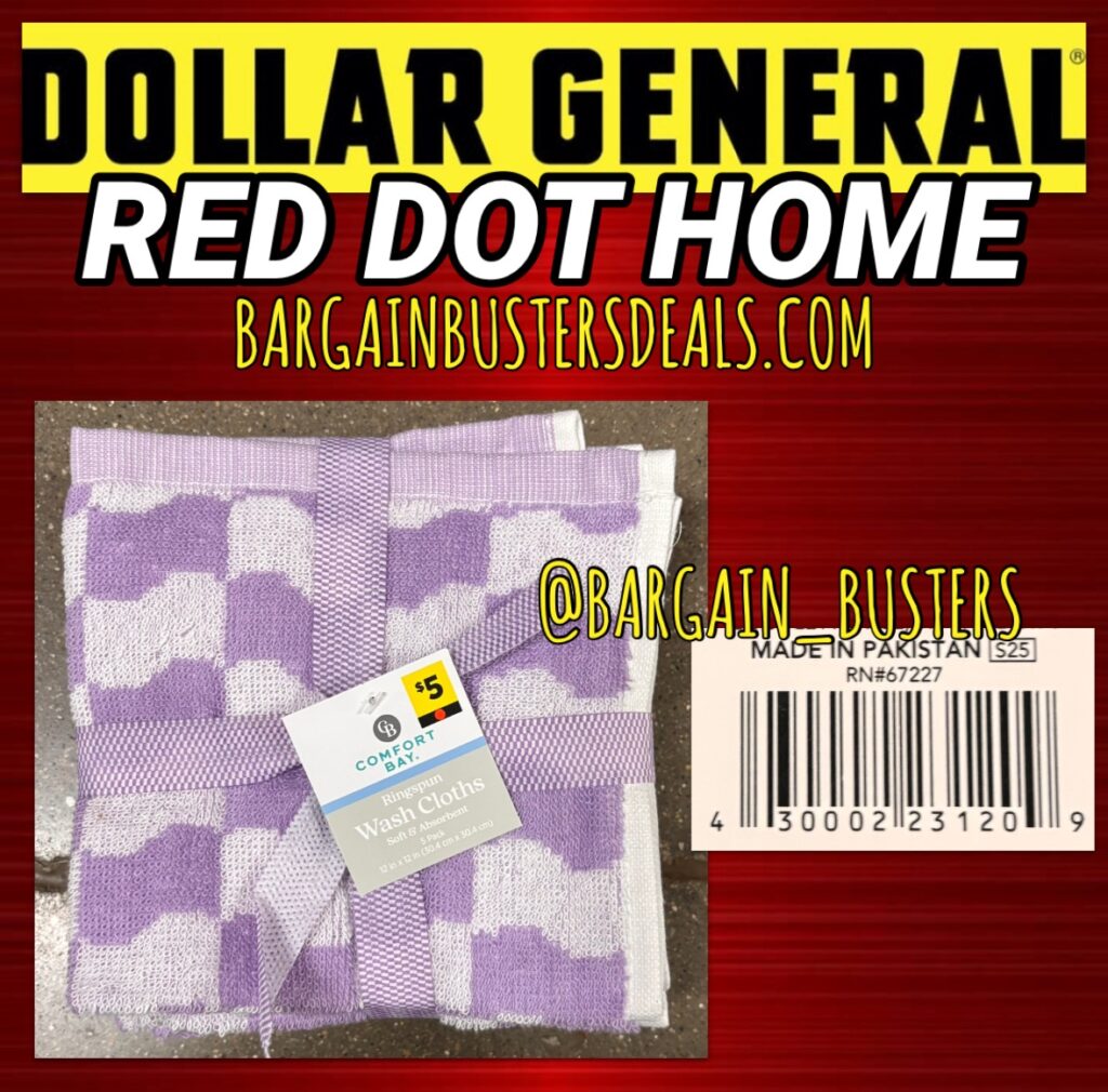 Red Dot Home S25 Visuals @ Dollar General – Bargain Busters Deals