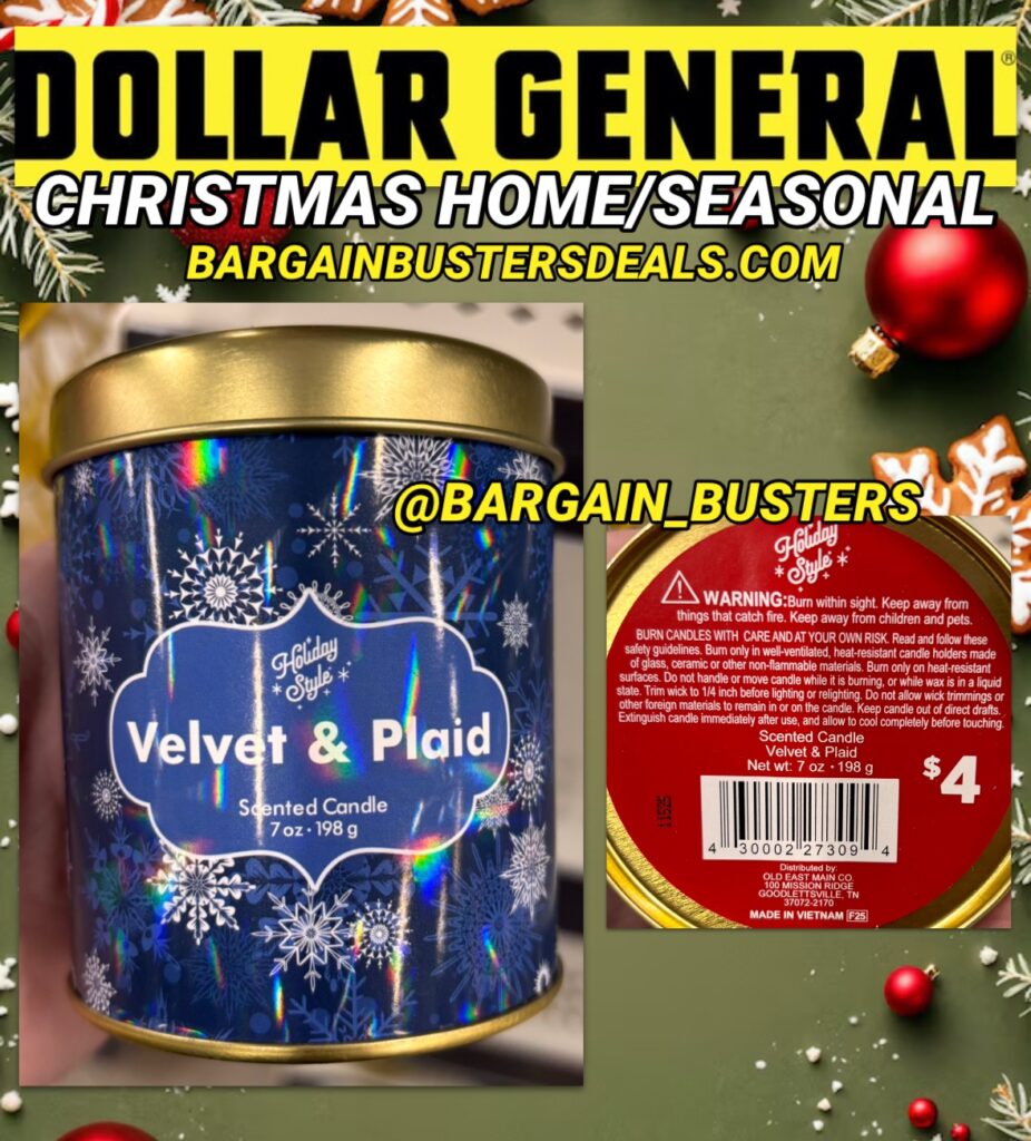 Christmas Home/Seasonal Visuals @ Dollar General – Bargain Busters Deals
