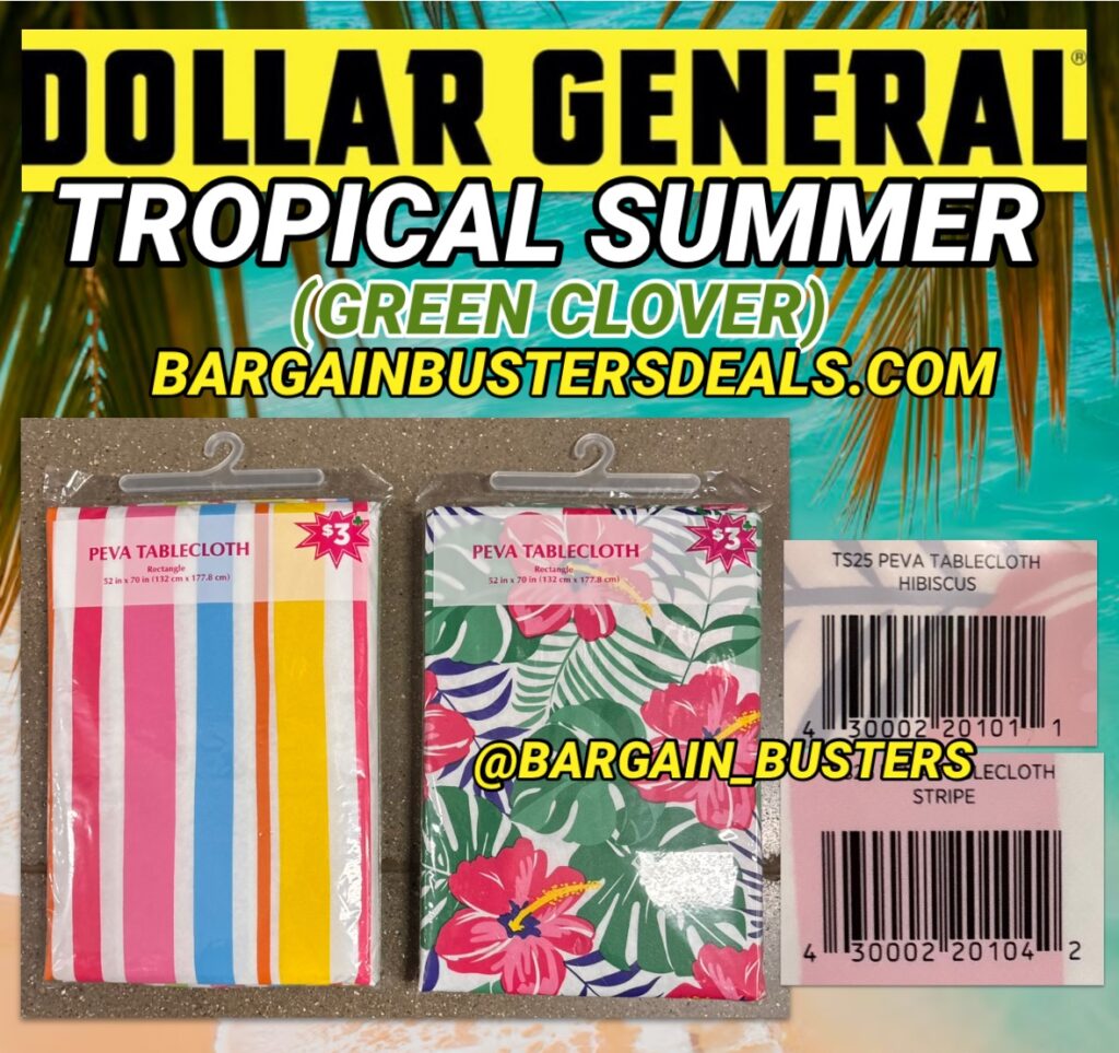 Tropical Summer (Green Clover) Visuals @ Dollar General – Bargain ...