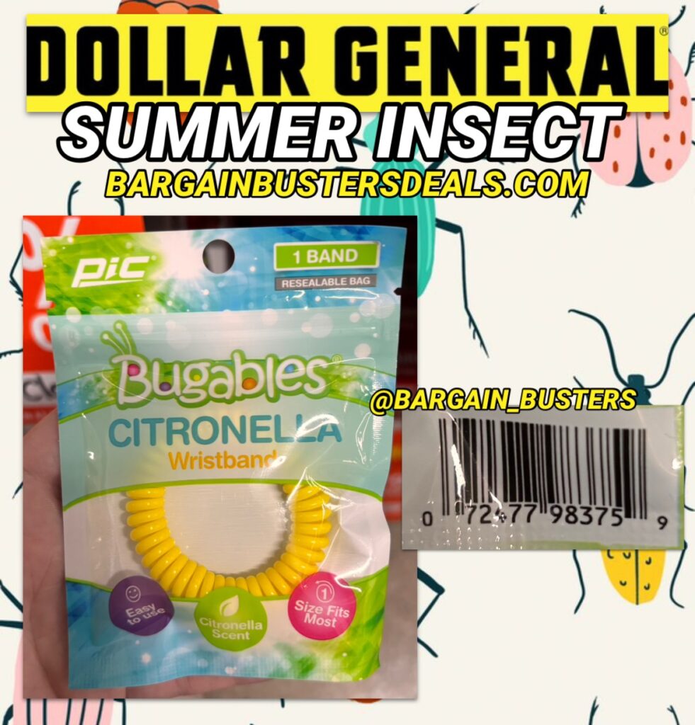 Summer Insect List/Visuals @ Dollar General – Bargain Busters Deals