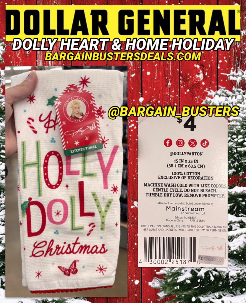 Dolly Heart & Home Holiday Visuals @ Dollar General – Bargain Busters Deals