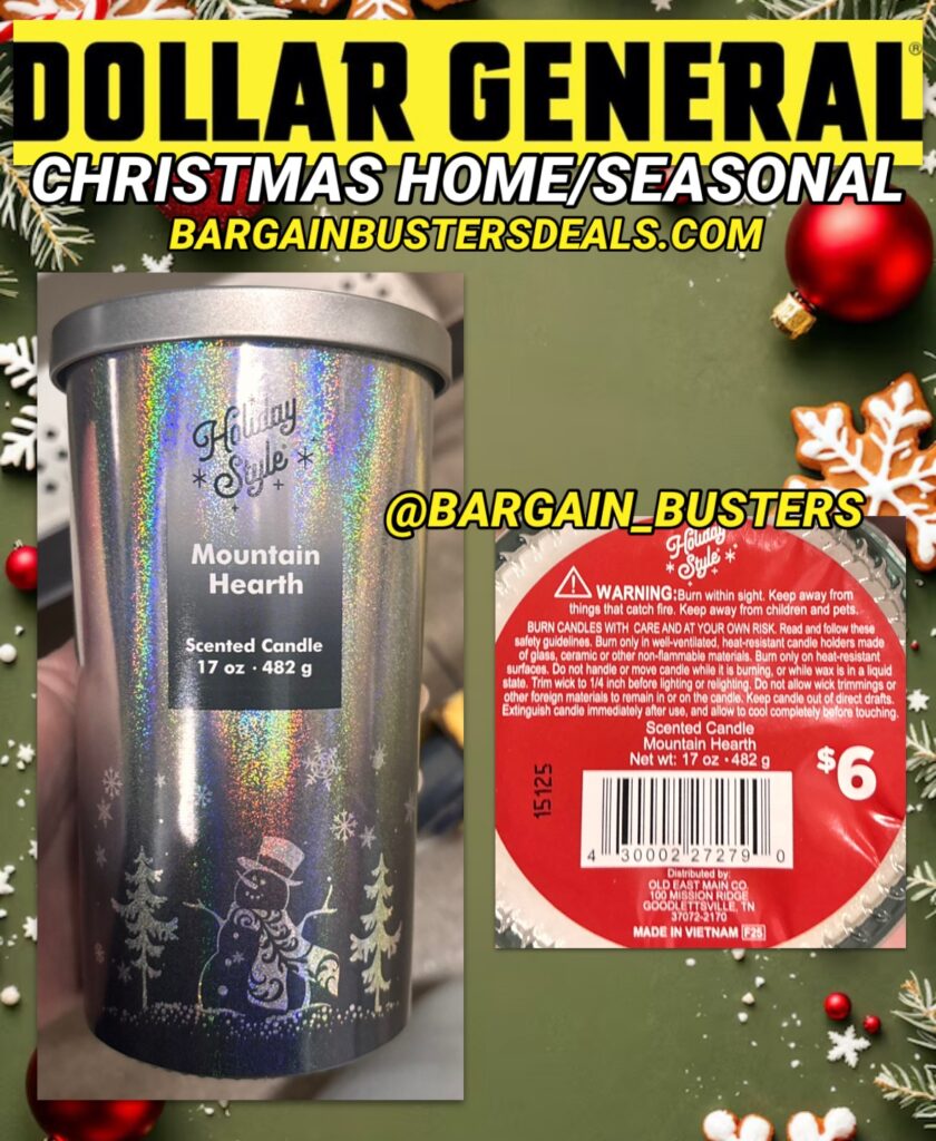 Christmas Home/Seasonal Visuals @ Dollar General – Bargain Busters Deals