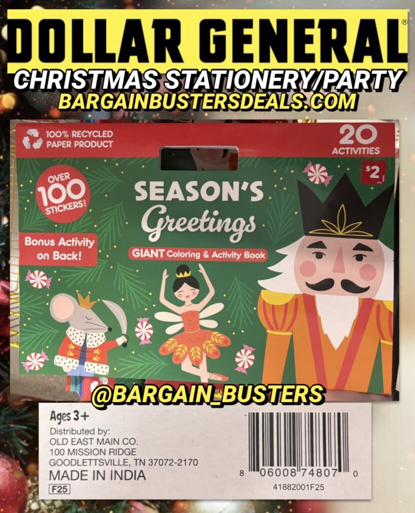 Christmas Stationery & Party Visuals @ Dollar General – Bargain Busters ...
