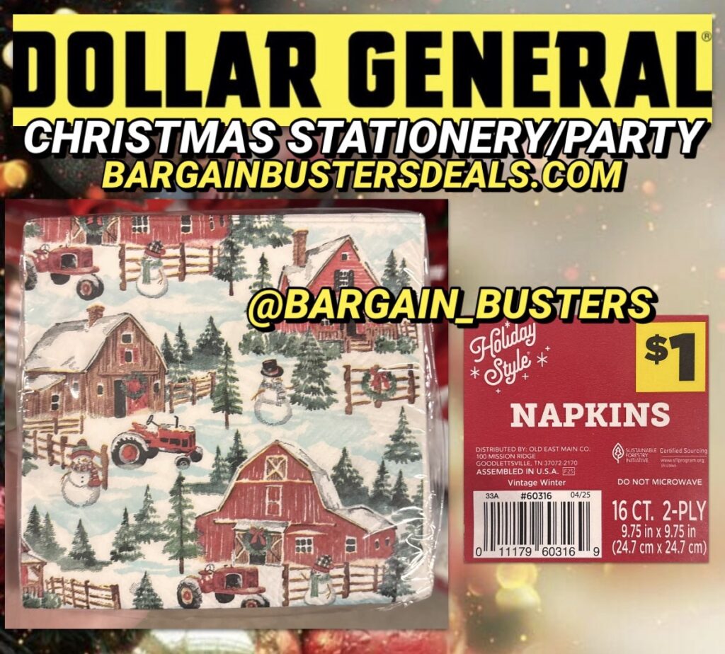 Christmas Stationery & Party Visuals @ Dollar General – Bargain Busters ...