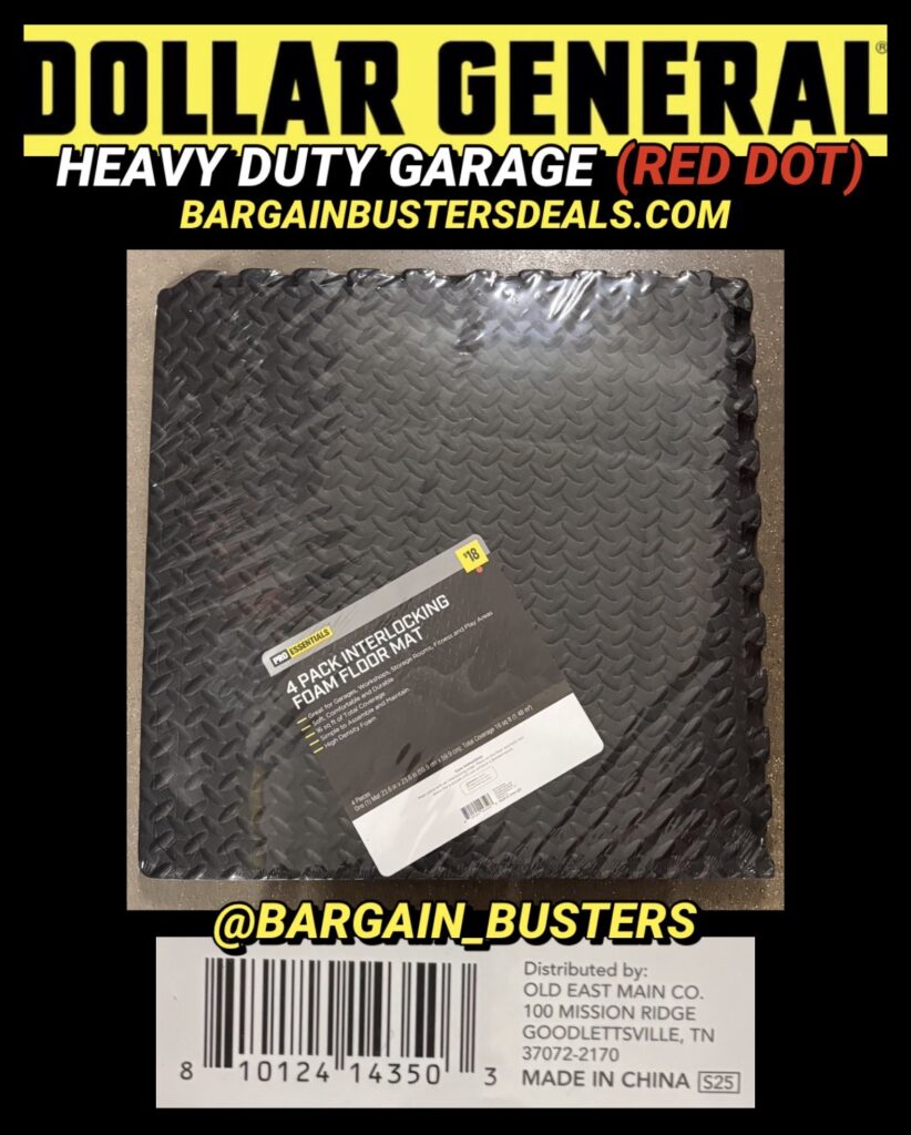 Heavy Duty Garage (Red Dot) Visuals @ Dollar General – Bargain Busters ...