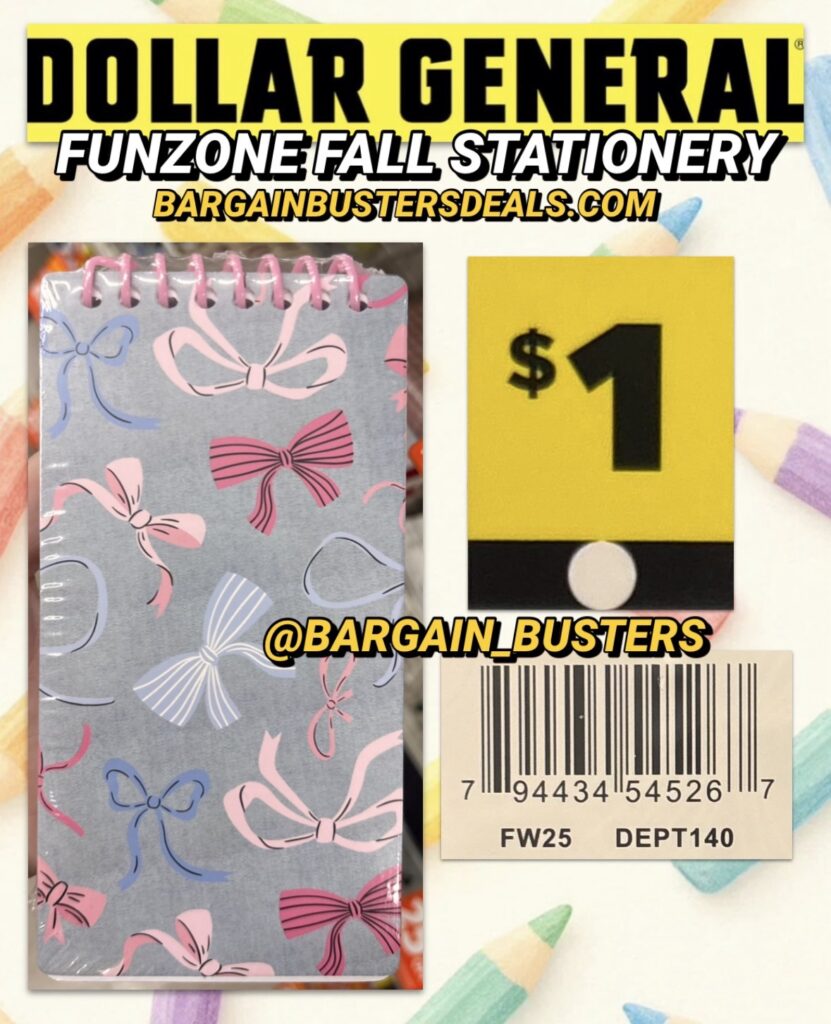 Funzone Fall Stationery Visuals @ Dollar General – Bargain Busters Deals