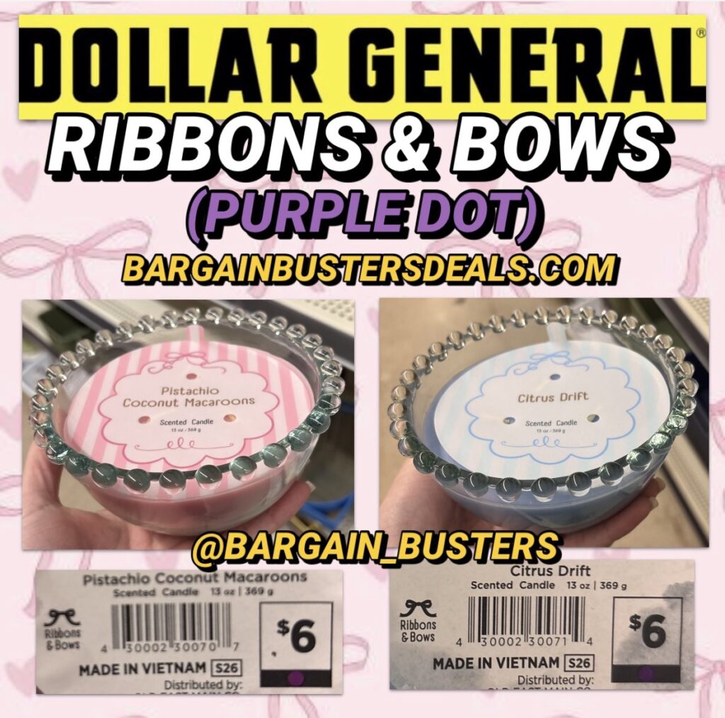 Ribbons & Bows (Purple Dot) Visuals @ Dollar General – Bargain Busters ...
