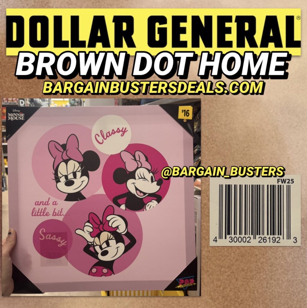 Brown Dot Home Visuals @ Dollar General – Bargain Busters Deals